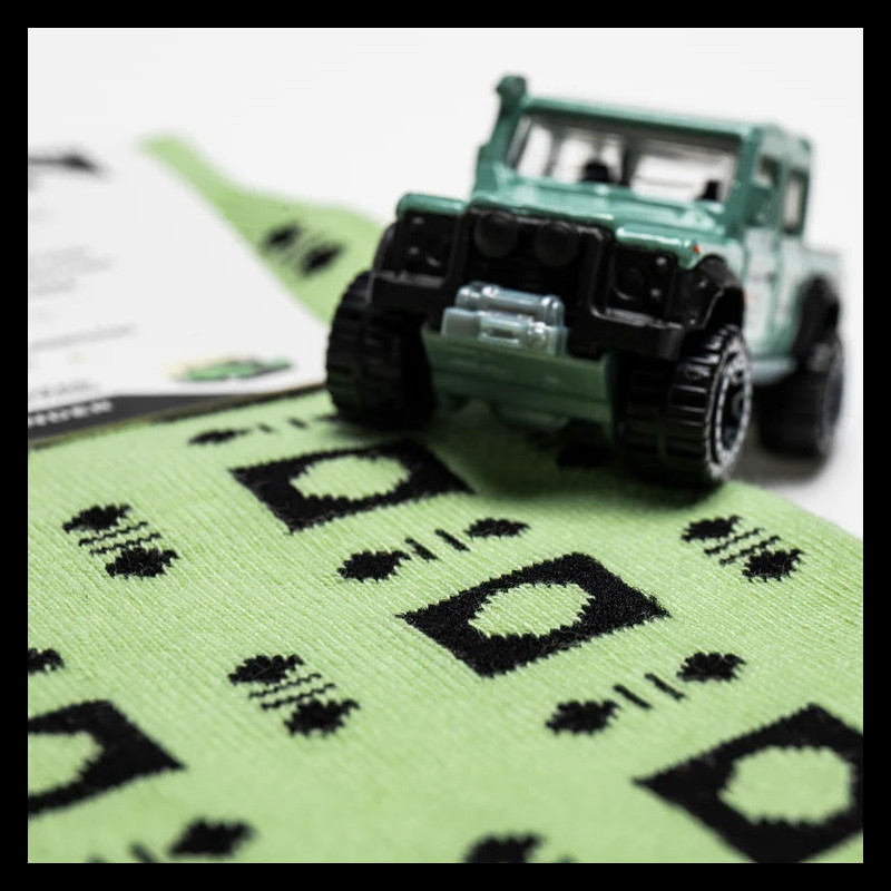 Inspiration Land Rover Defender socks Green / Black - unisex - Size 41/46