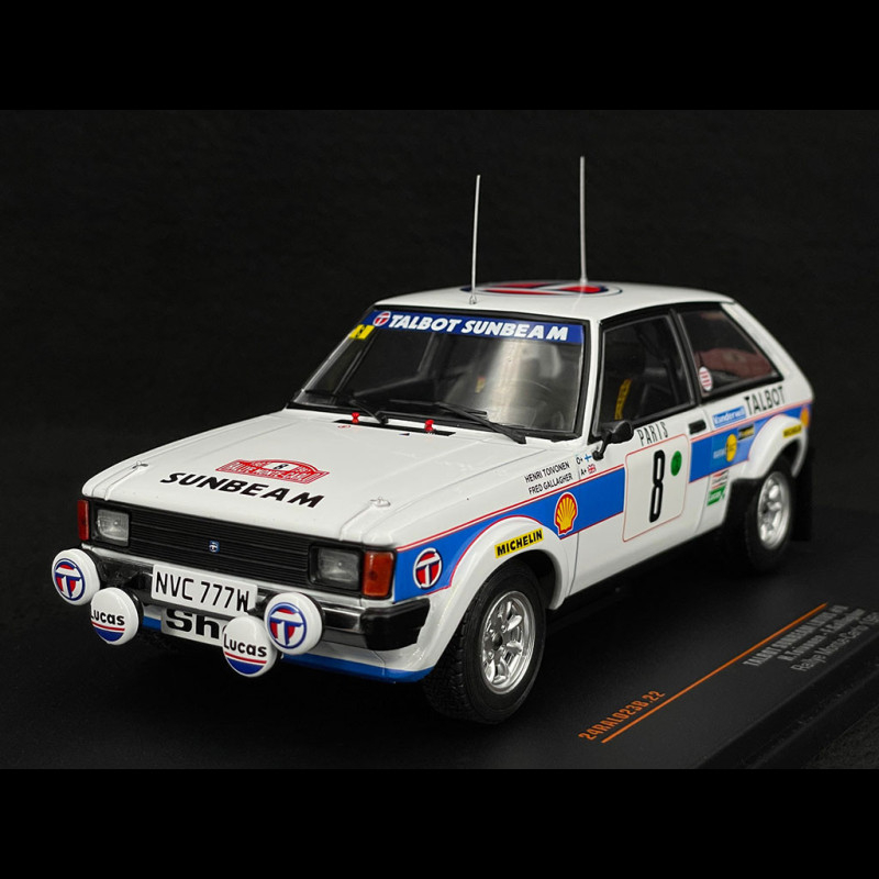Talbot Sunbeam Lotus n° 8 5ème Rallye Monte Carlo 1981 Henri Toivonen 1/24 Ixo Models RAL023B
