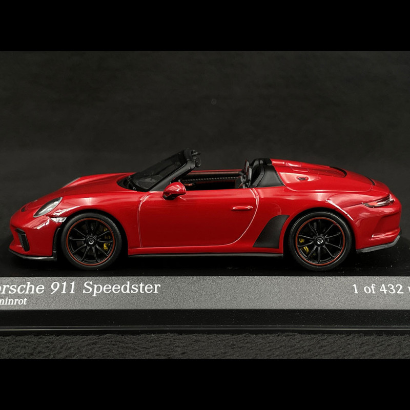 Porsche 911 Speedster Type 991 2019 Karminrot 1/43 Minichamps 410061131