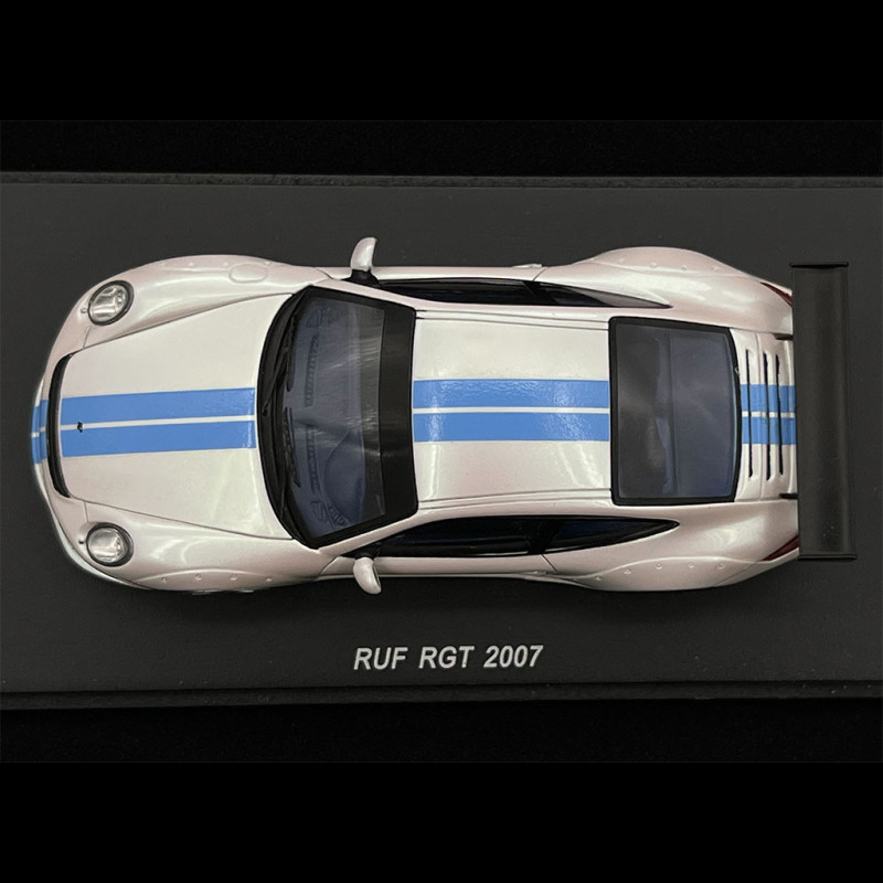 Porsche RUF RGT type 997 2006 Perlweiß-Metallic und Blau 1/43 Spark S0716