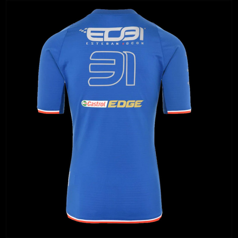 T-shirt Alpine F1 Esteban Ocon Team Kappa Bleu 371B7HW - homme