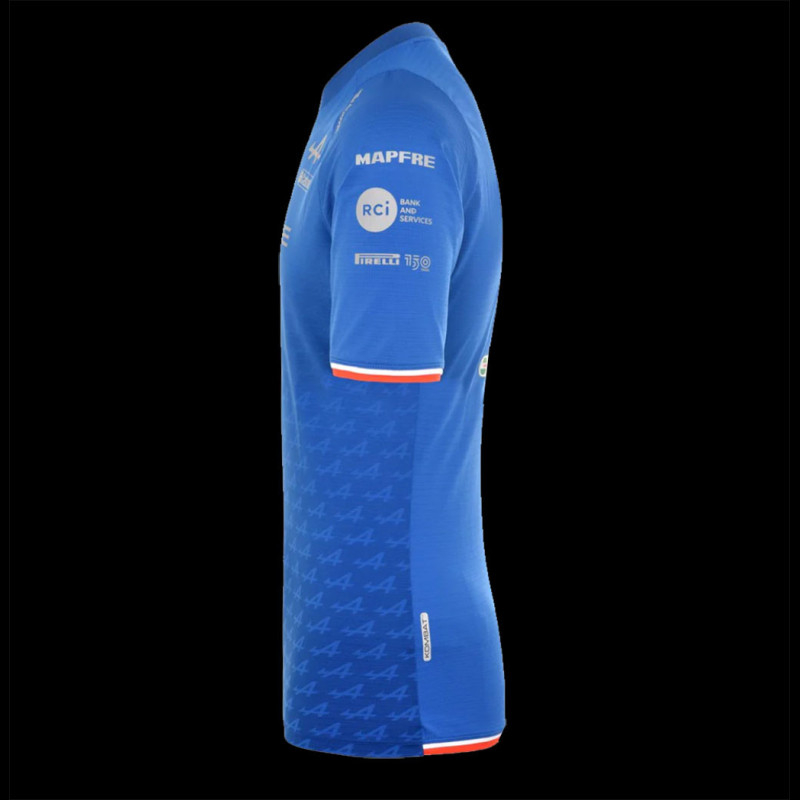 Alpine T-shirt F1 Esteban Ocon Team Kappa Blue 371B7HW - men