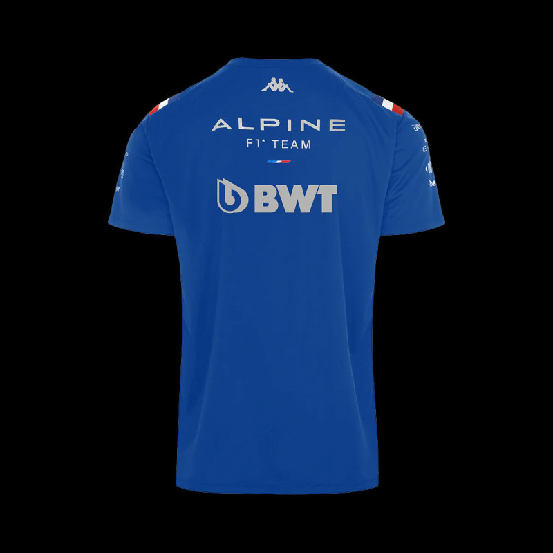 Alpine T-shirt F1 Team Ocon Gasly Kappa Blue 331861W - men