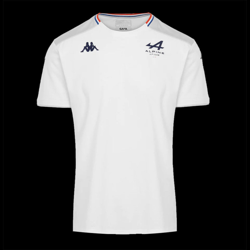 Alpine T-shirt F1 Ocon Gasly Team Kappa White 36193GW - men