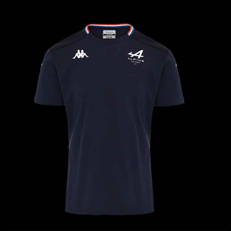 Alpine T-shirt F1 Ocon Gasly Team Kappa Navy Blue 36193GW - men