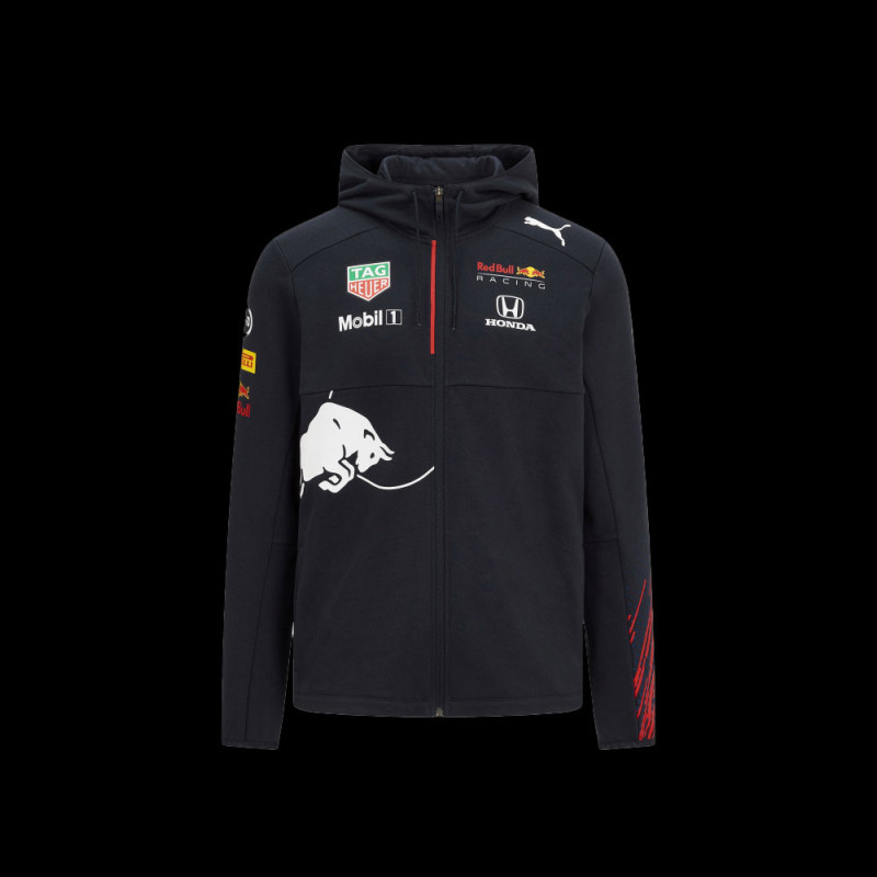 Red Bull Racing Hooded Jacket F1 Verstappen Pérez Puma Tag Heuer Navy ...