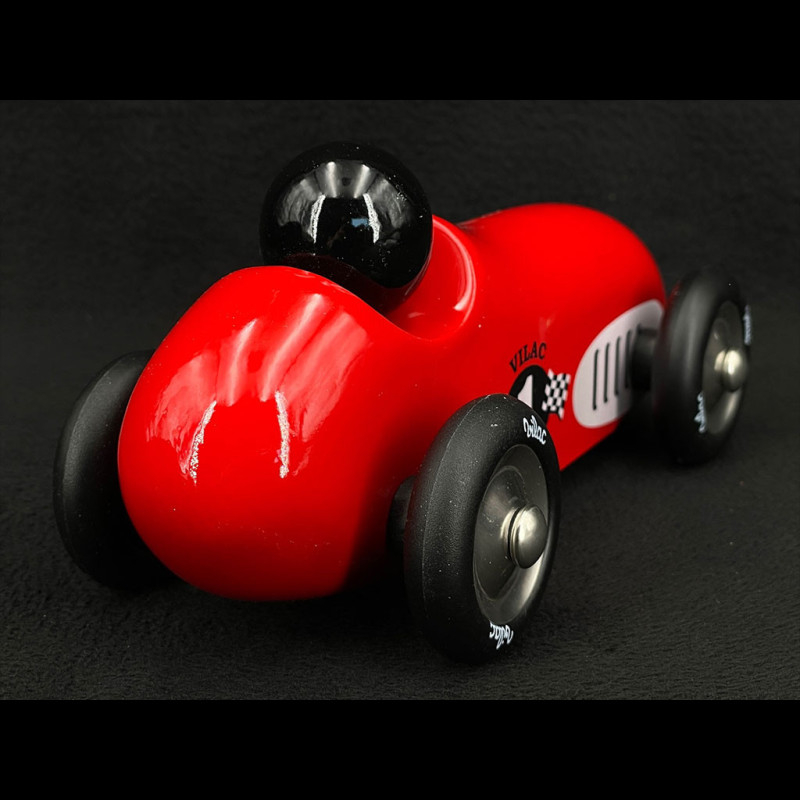Vintage Wooden Race Car Vilac Trophy Red 2286R
