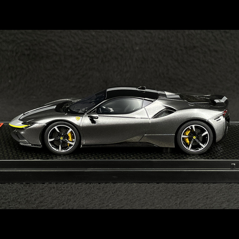 Ferrari SF90 Stradale Hybrid Pack Fiorano 2020 Metallic Silber 1/43 BBR ...