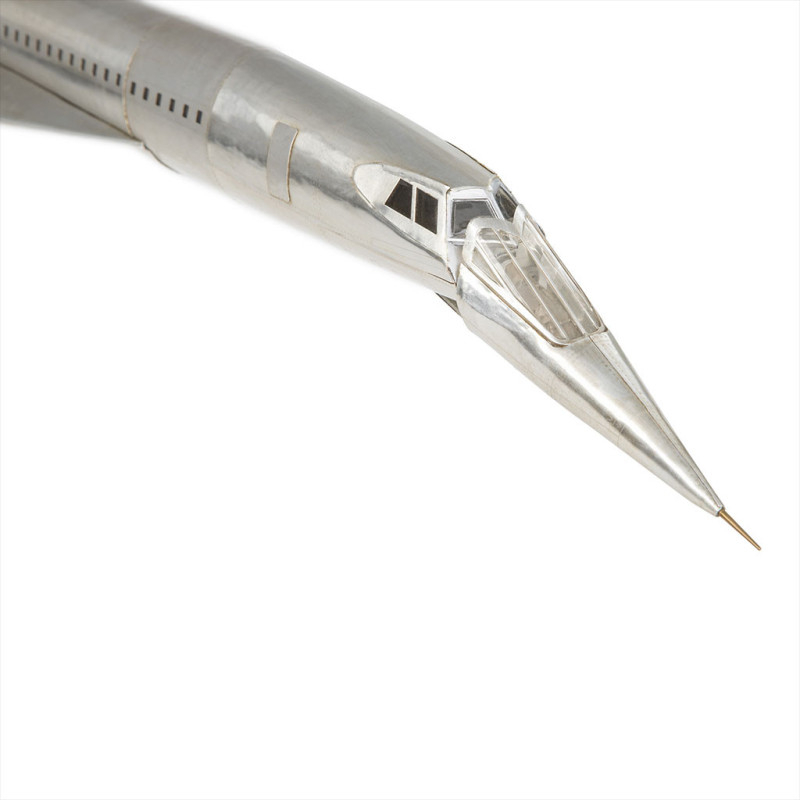 Concorde 1976 Plane with Aluminium Base AP460