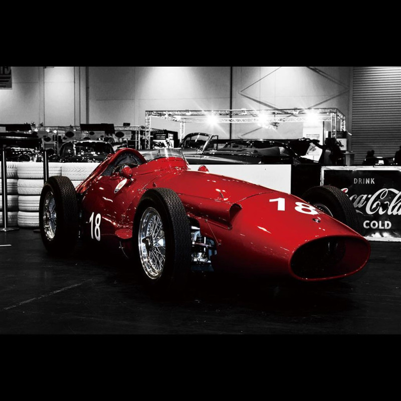 Maserati Glass printing 250 F n°18 F1 World Championship Original ...