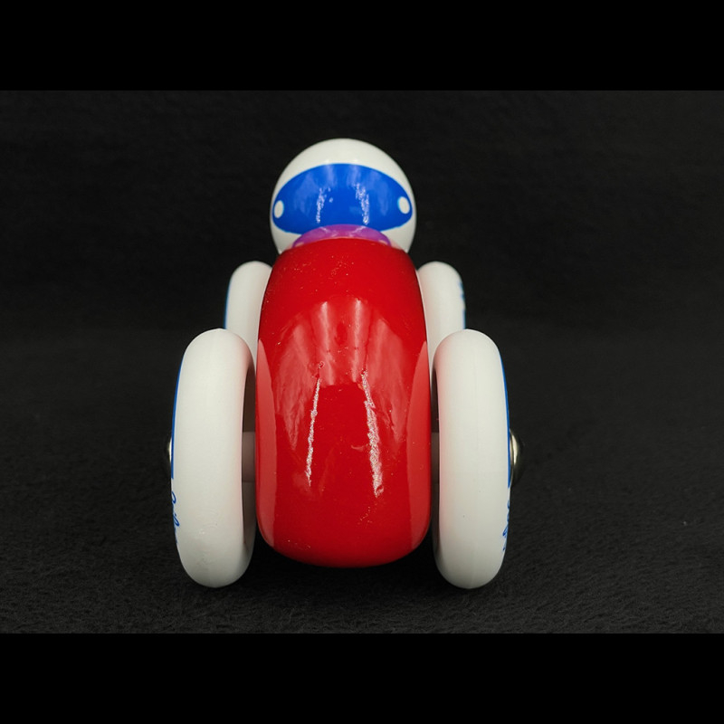 Vintage Wooden Rallye Car Checkers Red / White 2283R