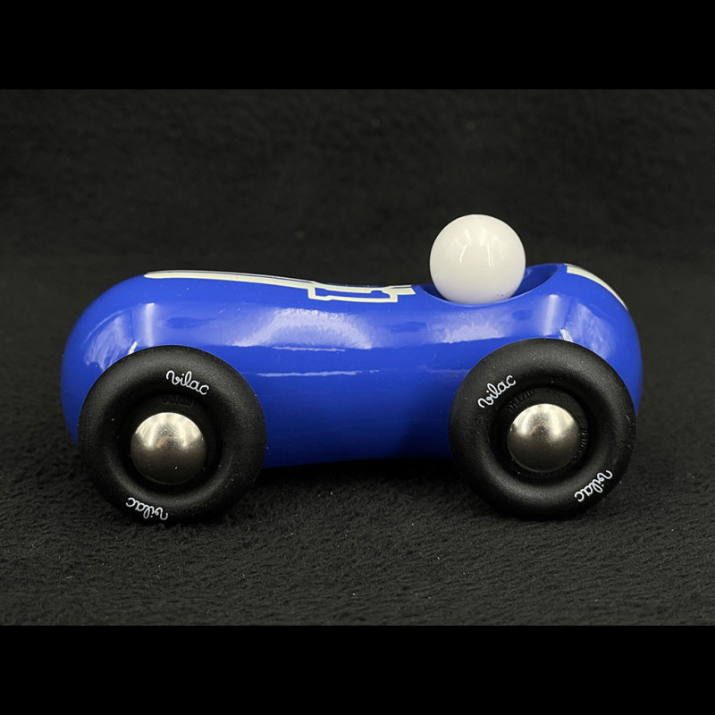 Vintage Holz Rennauto Streamline Blau 2284B