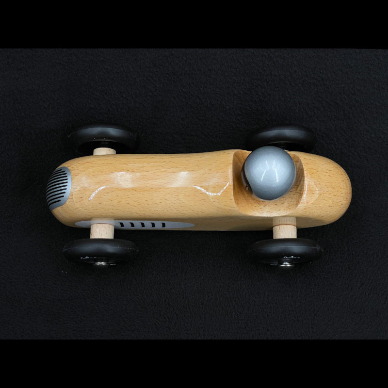 Vintage Wooden Race Car Vilac Trophy Natural Wood 2286S