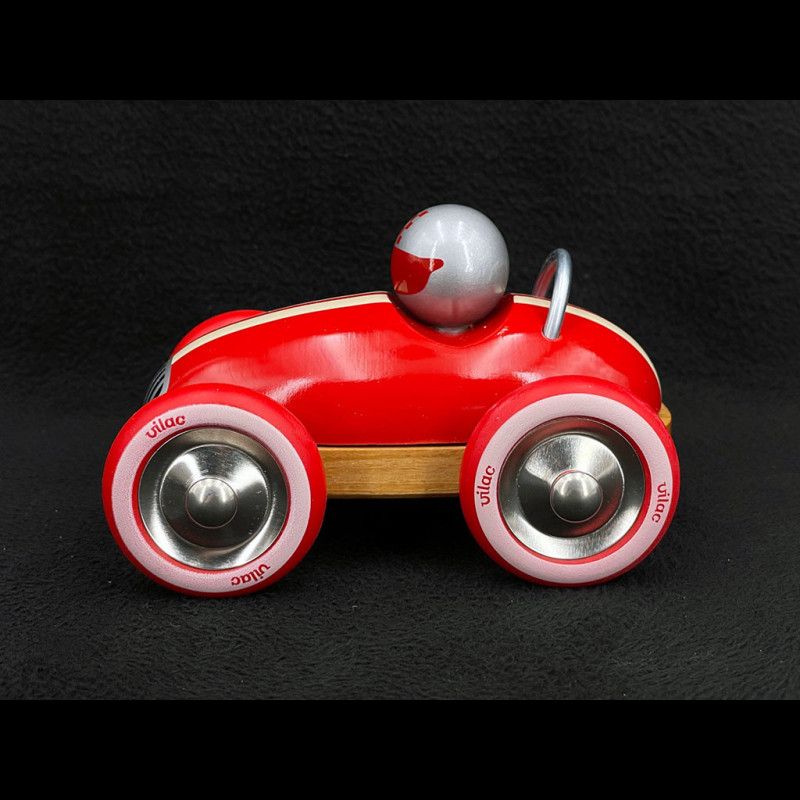 Vintage Holz Rennauto Roadster Rot 2332R