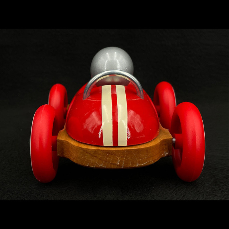 Vintage Holz Rennauto Roadster Rot 2332R