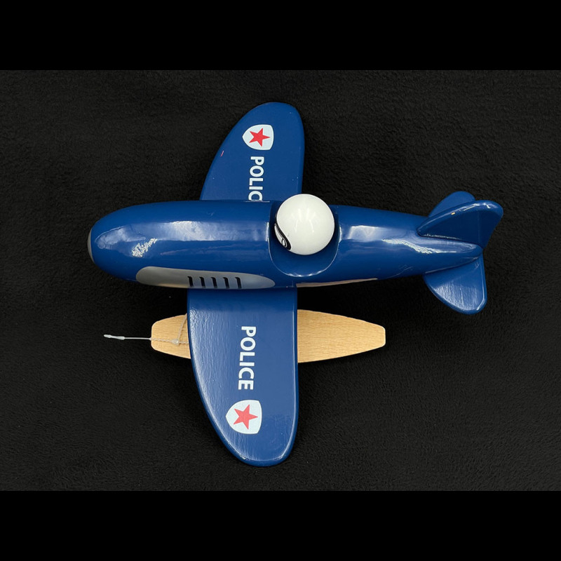 Vintage Wooden Police Seaplane Red 2329P