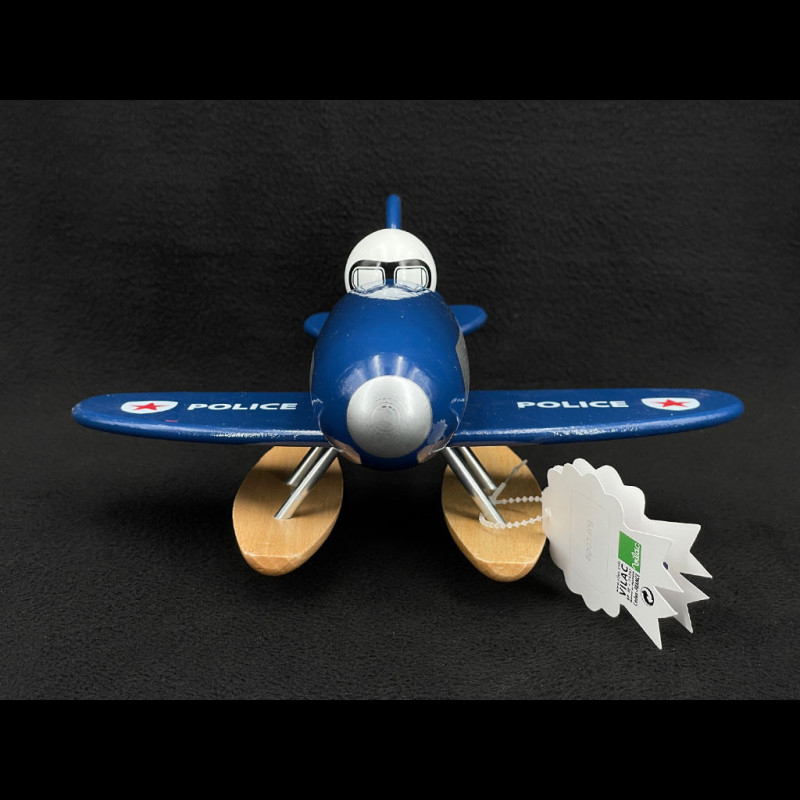 Vintage Wooden Police Seaplane Red 2329P