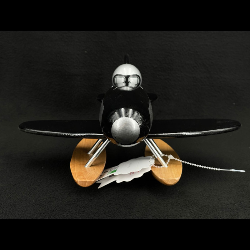Vintage Wooden Seaplane Black 2329K