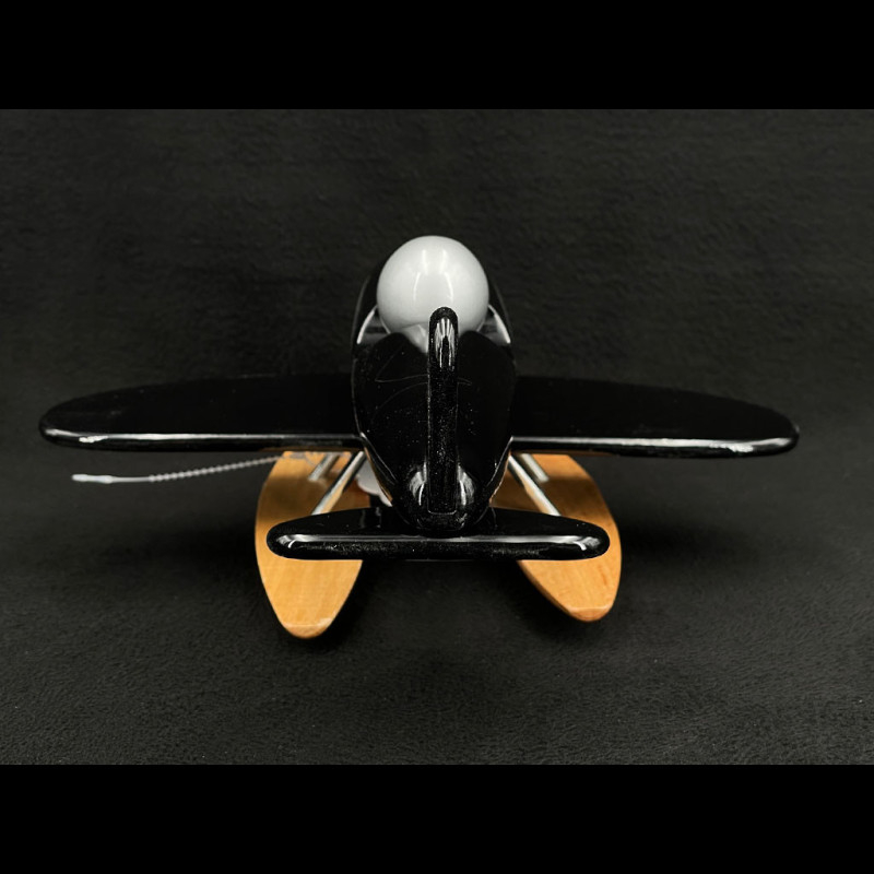 Vintage Wooden Seaplane Black 2329K