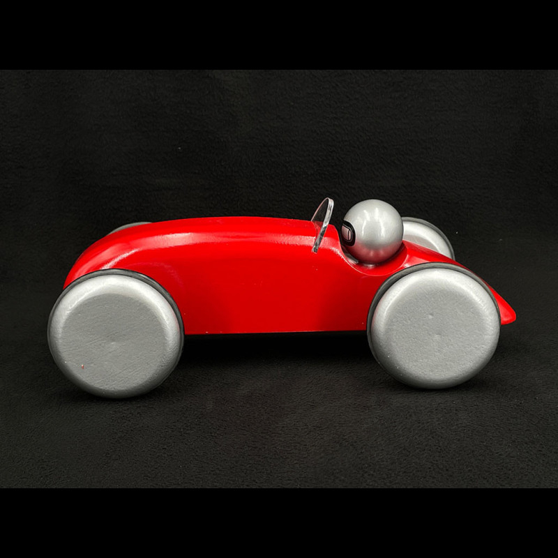 Vintage Holz Rennauto Speedster Rot 2288R