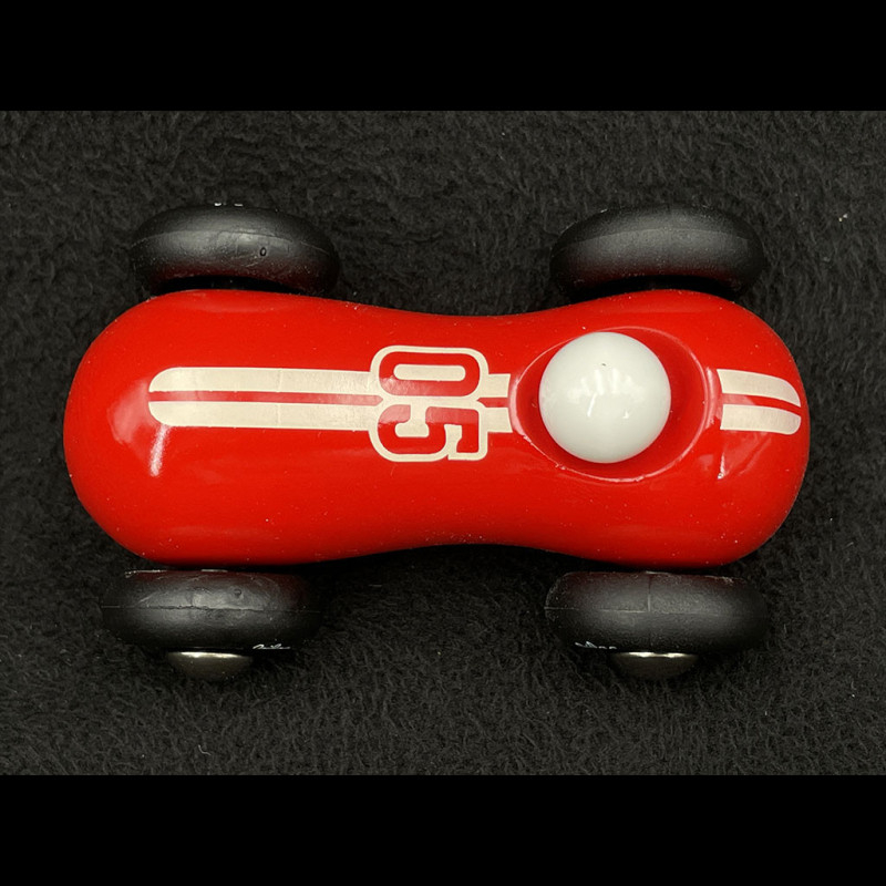 Vintage Wooden Race Car Streamline Red 2284R