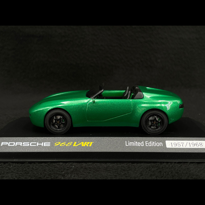Porsche 968 Arthur Kar L'art de l'Automobile 2021 Green 1/43 Minichamps ...