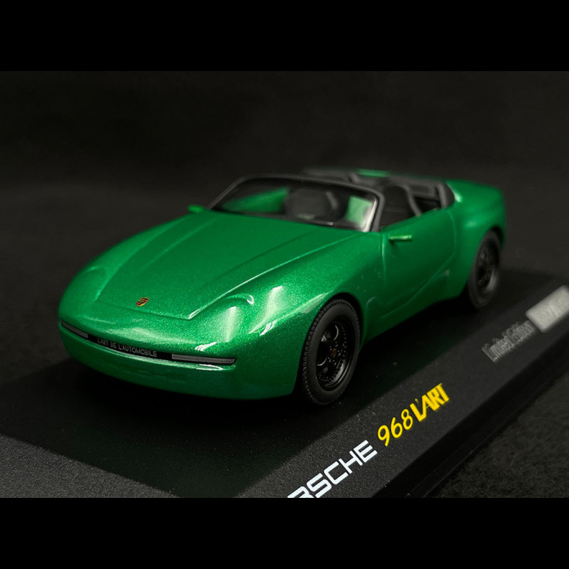 Porsche 968 Arthur Kar L'art de l'Automobile 2021 Green 1/43 Minichamps ...