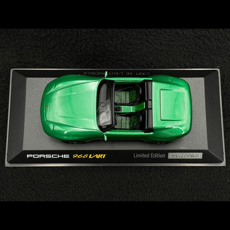 Porsche 968 Arthur Kar L'art de l'Automobile 2021 Green 1/43 Minichamps ...