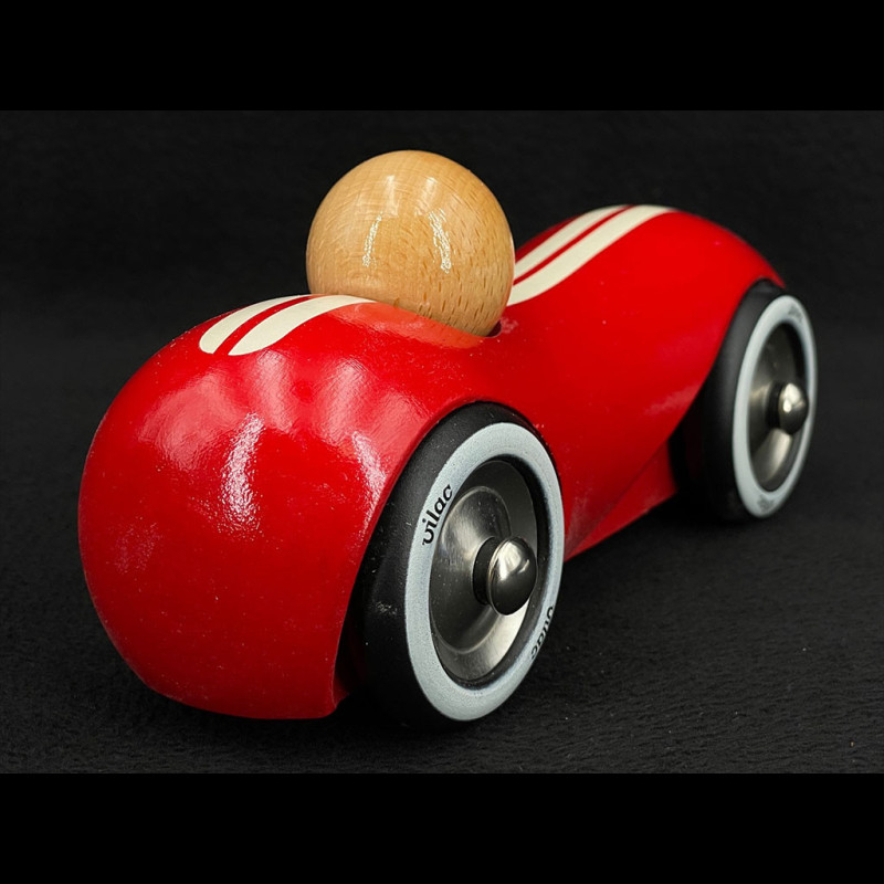 Vintage Holz Rennauto Streamline Rot 2285F