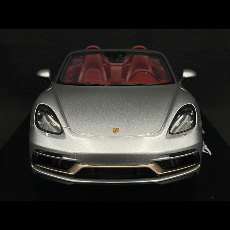 Porsche 718 Boxster Type 982 25 Years Edition GT Silver 1/18 Spark ...