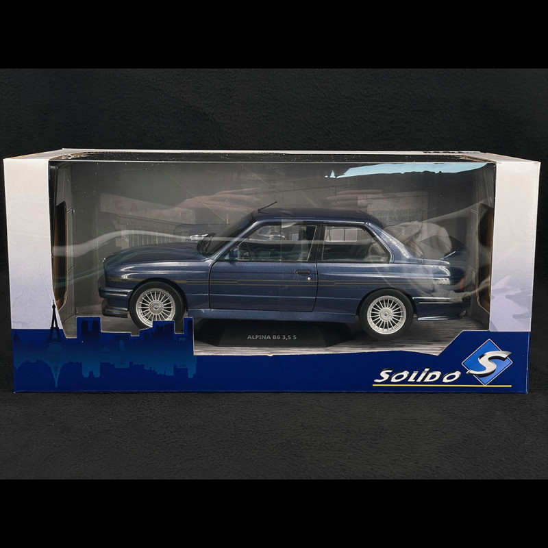 BMW M3 E30 Alpina B6 1990 Bleu Foncé 1/18 Solido S1801520