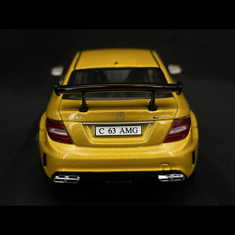 Mercedes-Benz C63 AMG Black Series 2012 Solarbeam Yellow 1/43 Solido ...