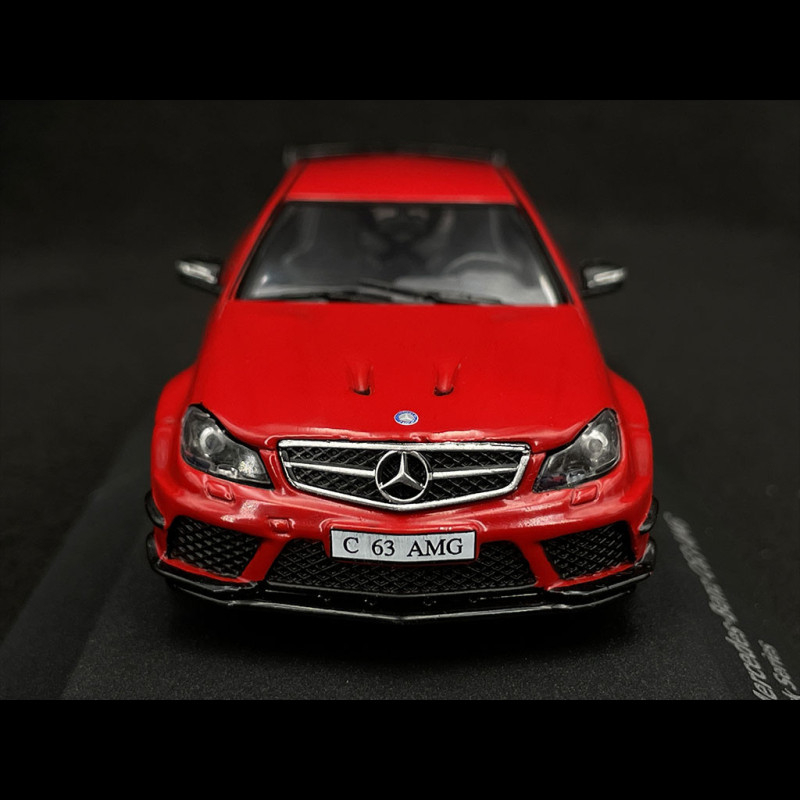 Mercedes-Benz C63 AMG Black Series 2012 Fire Opal Red 1/43 Solido S4311602