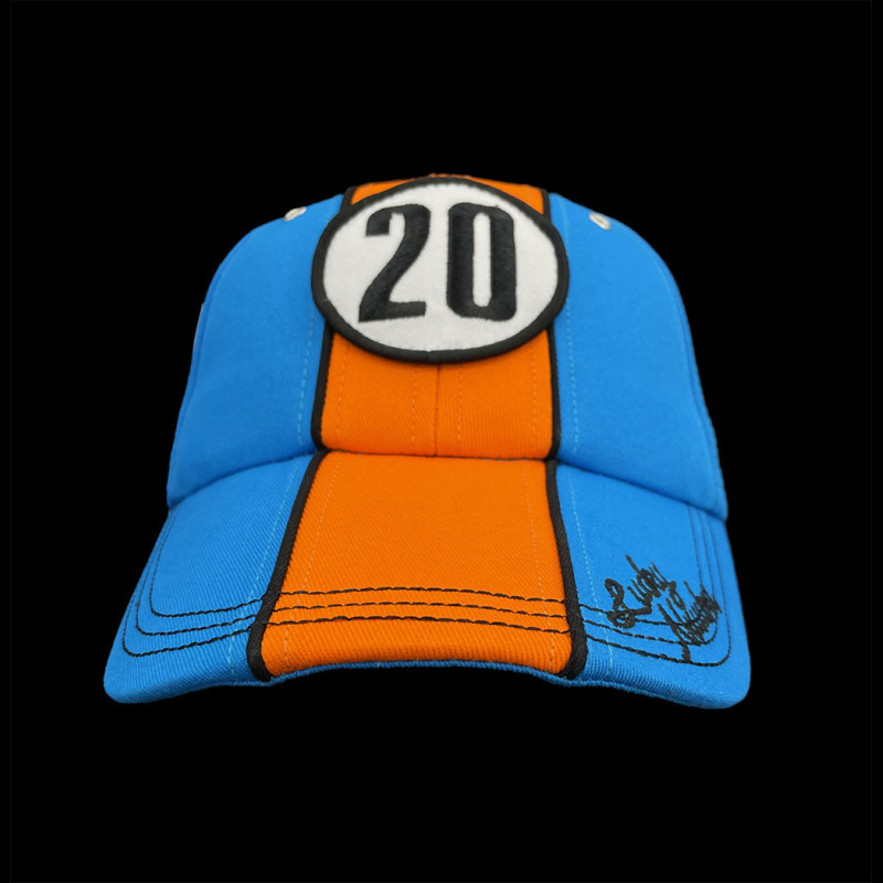 Gulf Cap 20 Lucky Number Cobalt Blue / Orange - Unisex