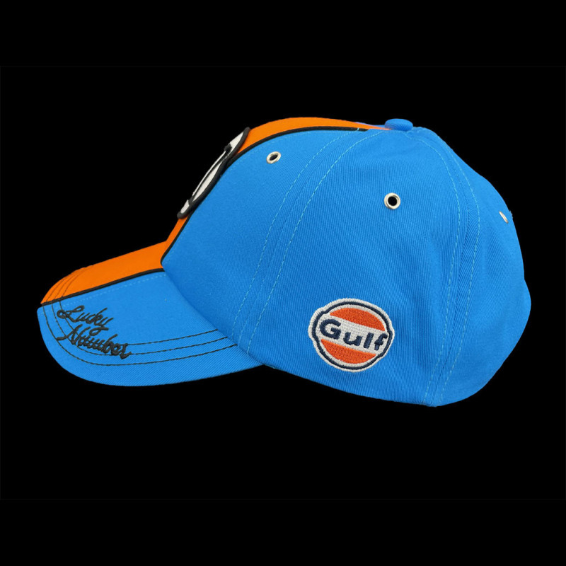 Gulf Cap 20 Lucky Number Cobalt Blue / Orange - Unisex