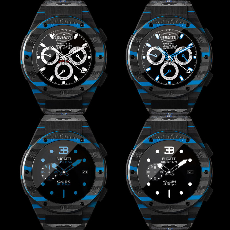 Bugatti Smartwatch Carbone Limited Edition Viita connected Watch Black ...