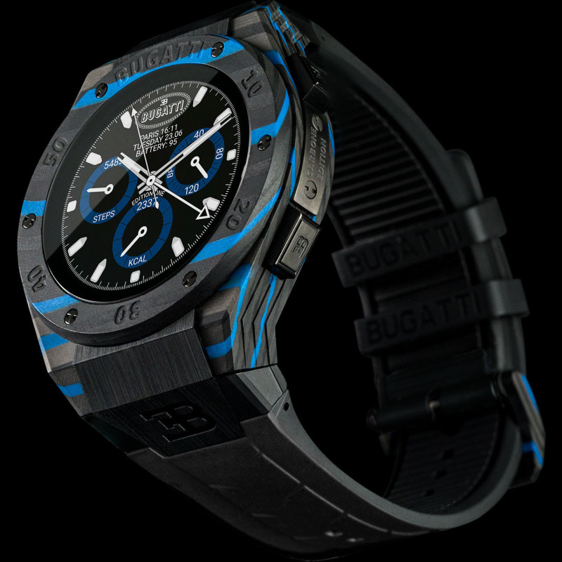 Bugatti Smartwatch Carbone Limited Edition Viita Connected Watch Black Bugatti Smartwatch Carbone Limited Edition Viita Connected Watch Black