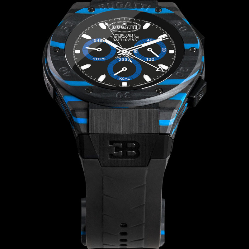 Bugatti Smartwatch Carbone Limited Edition Viita connected Watch Black ...
