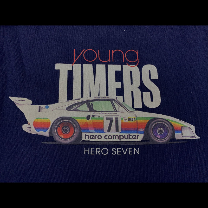Pull Porsche 935 24h Le Mans 1980 N° 71 Bleu Marine Hero Seven - Homme