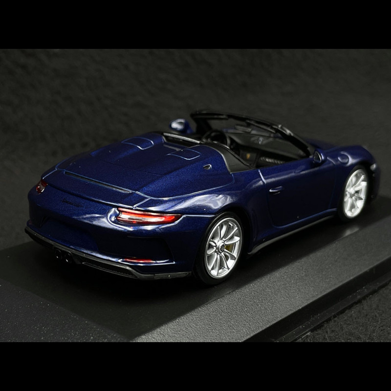 Porsche 911 Speedster Type 991 2019 Iris blue metallic 1/43 Minichamps ...