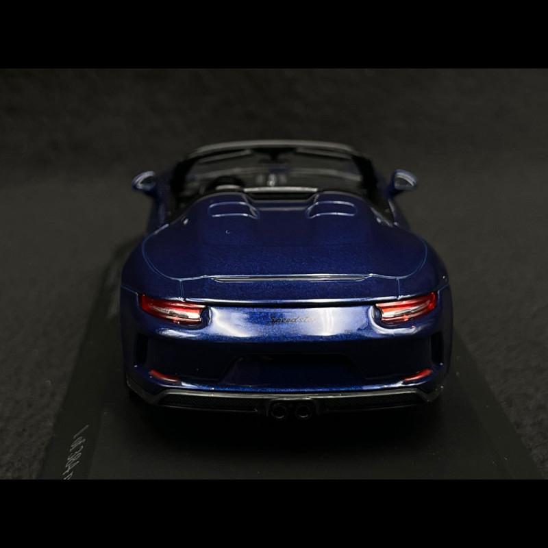 Porsche 911 Speedster Type 991 2019 Iris blue metallic 1/43 Minichamps ...