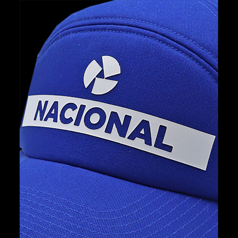 Ayrton Senna Cap Nacional Navy Blue and Carrying bag 701223942-001