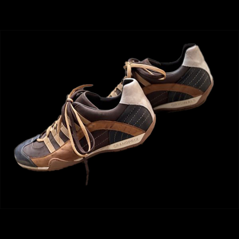 Driver Shoes sneaker Brown Leather - Men