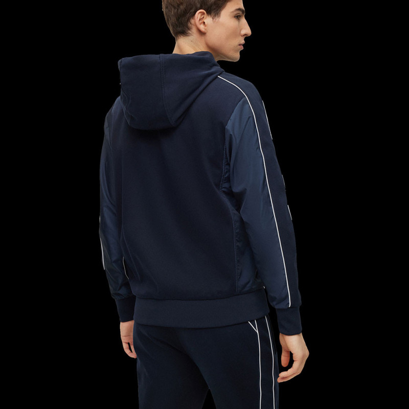 Porsche x BOSS Jacket Softshell Hooded Regular Fit Dark blue BOSS ...