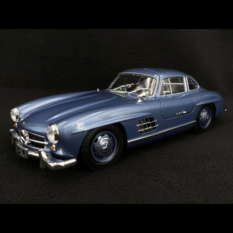 Mercedes-Benz 300 SL Type W198 Gullwing Doors 1955 Light Metallic Blue ...