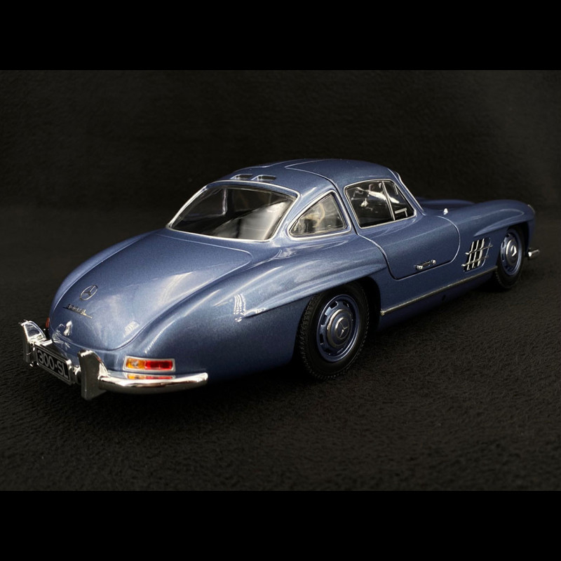 Mercedes-Benz 300 SL Type W198 Gullwing Doors 1955 Light Metallic Blue ...