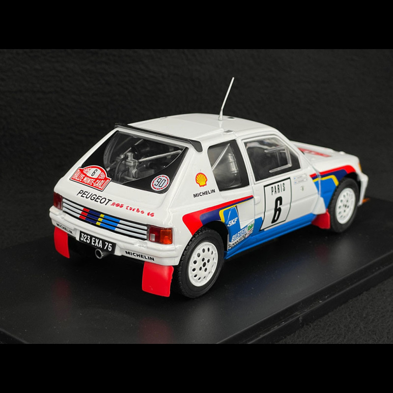 Peugeot 205 Turbo 16 PTS n° 6 3ème Rallye Monte Carlo 1985 Timo Salonen ...