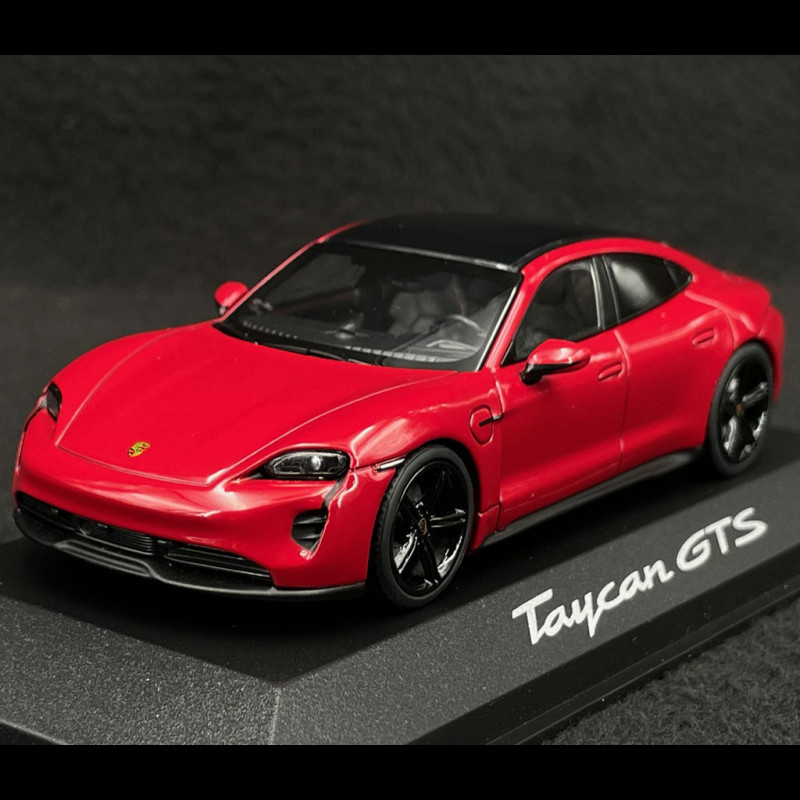 Porsche Taycan GTS 2022 Rouge Carmin 1/43 Minichamps WAP0200330PTAC