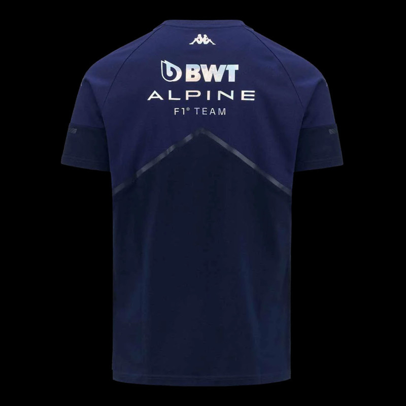 Alpine T-shirt F1 Team Ocon Gasly Kappa AYBI Dark blue / Light blue ...