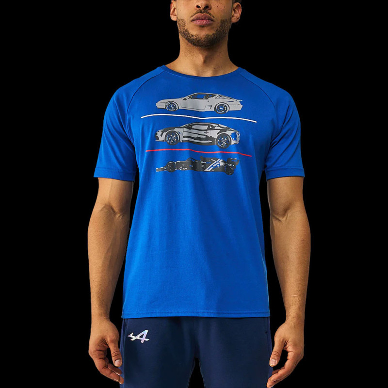 Alpine T-shirt F1 Team Ocon Gasly Kappa ARGLA Royal blue 371E46W_063 - men